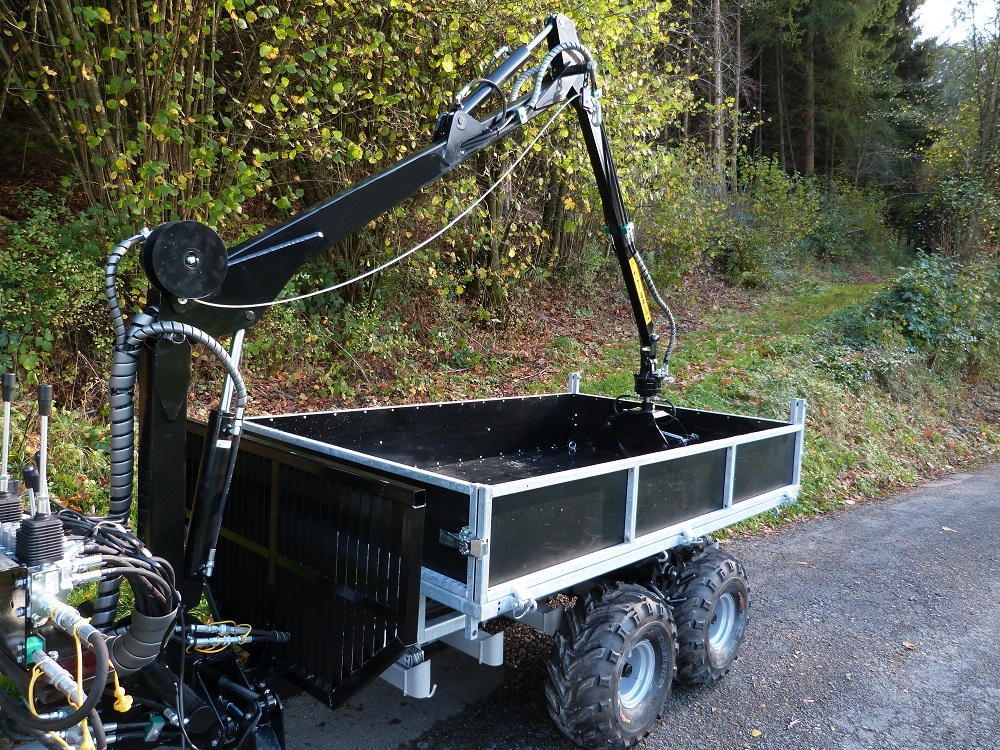 Remorque forestière 1.5T - Servaty