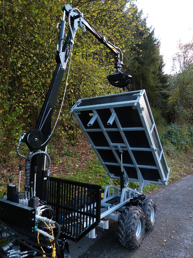 Remorque forestière 1.5T - Servaty