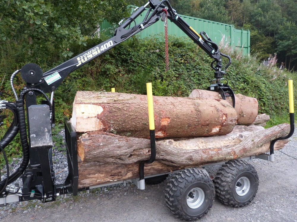 Remorque forestière 1.5T - Servaty