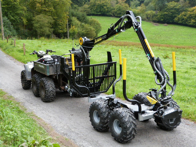 Remorque forestière 1.5T - Servaty